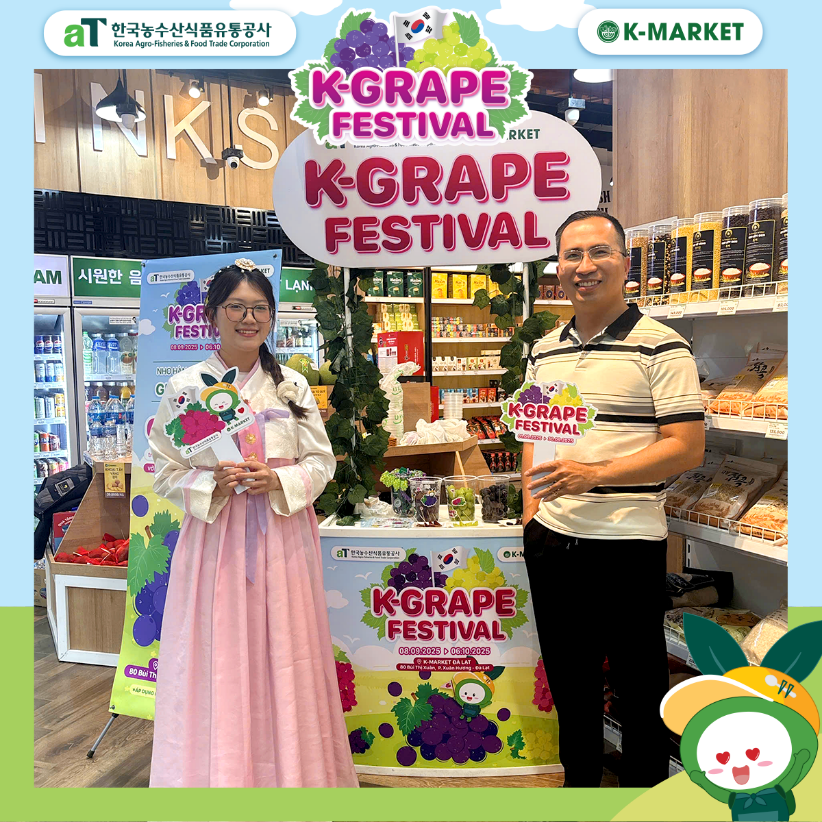 Khai Mạc “K-Grape Festival 2025” – Trải Nghiệm Hương Vị Nho Hàn Quốc ...